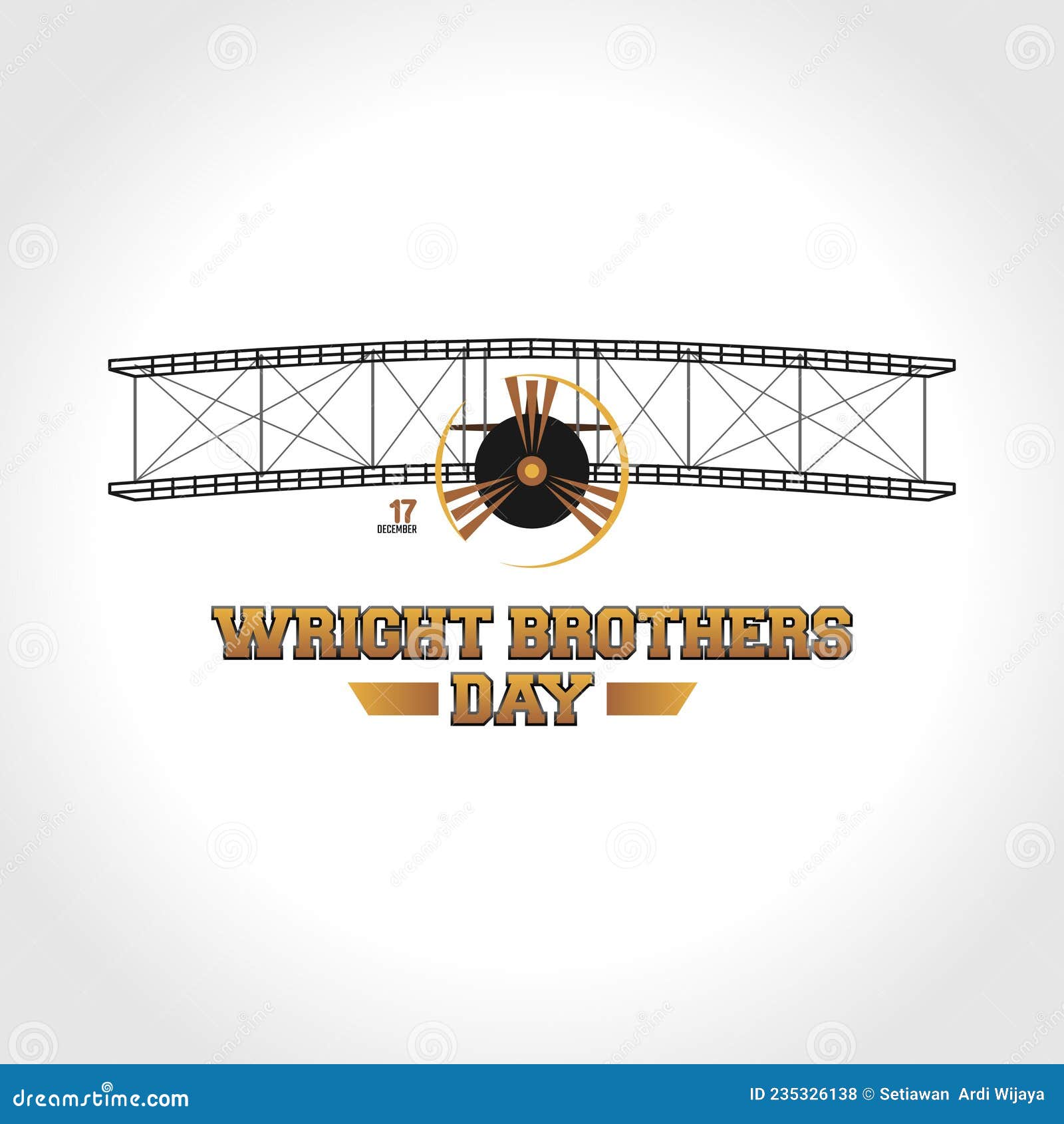 Vector Graphic of Wright Brothers Day Stock Vector - Illustration of ...