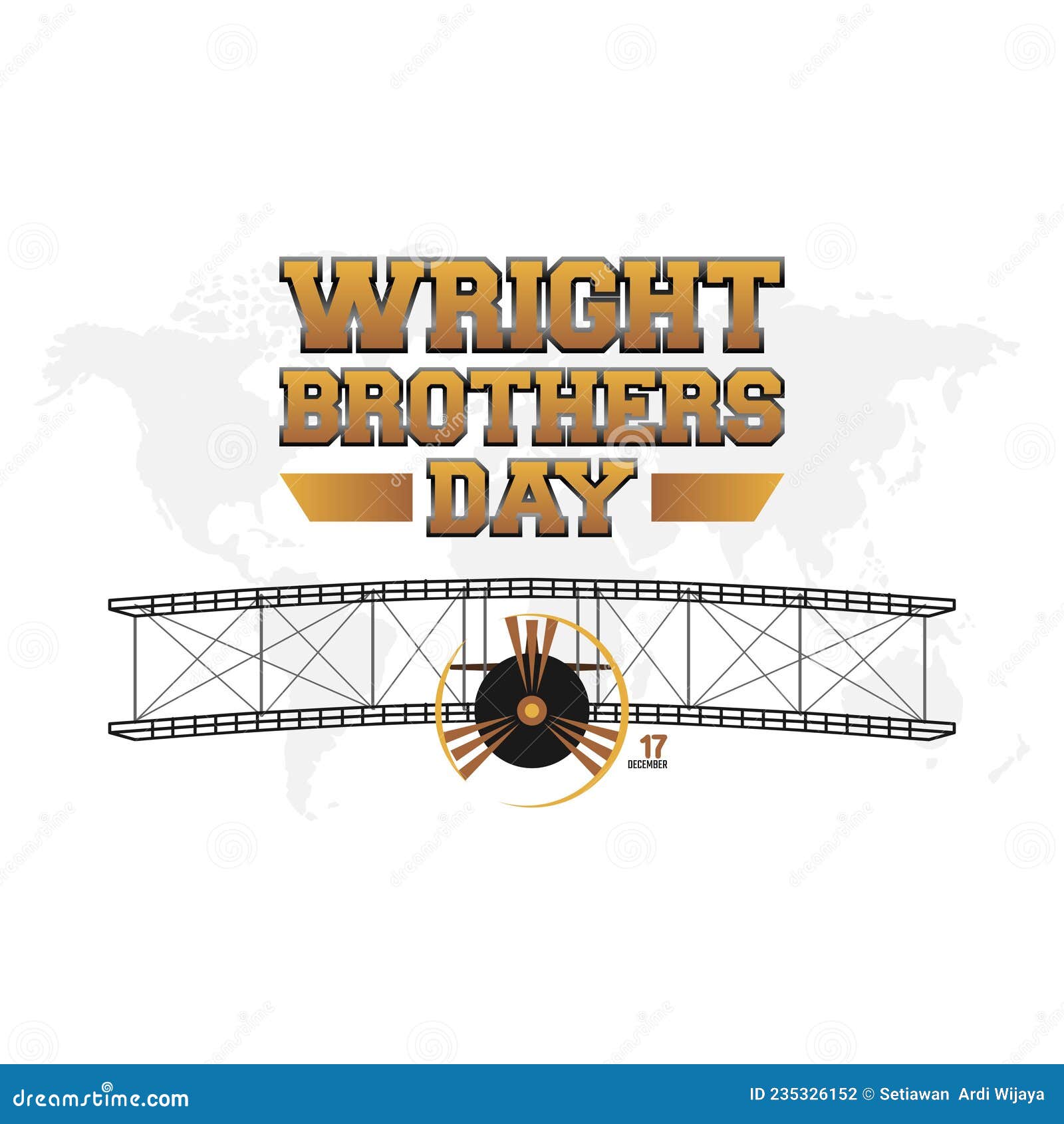 Vector Graphic of Wright Brothers Day Stock Vector - Illustration of ...