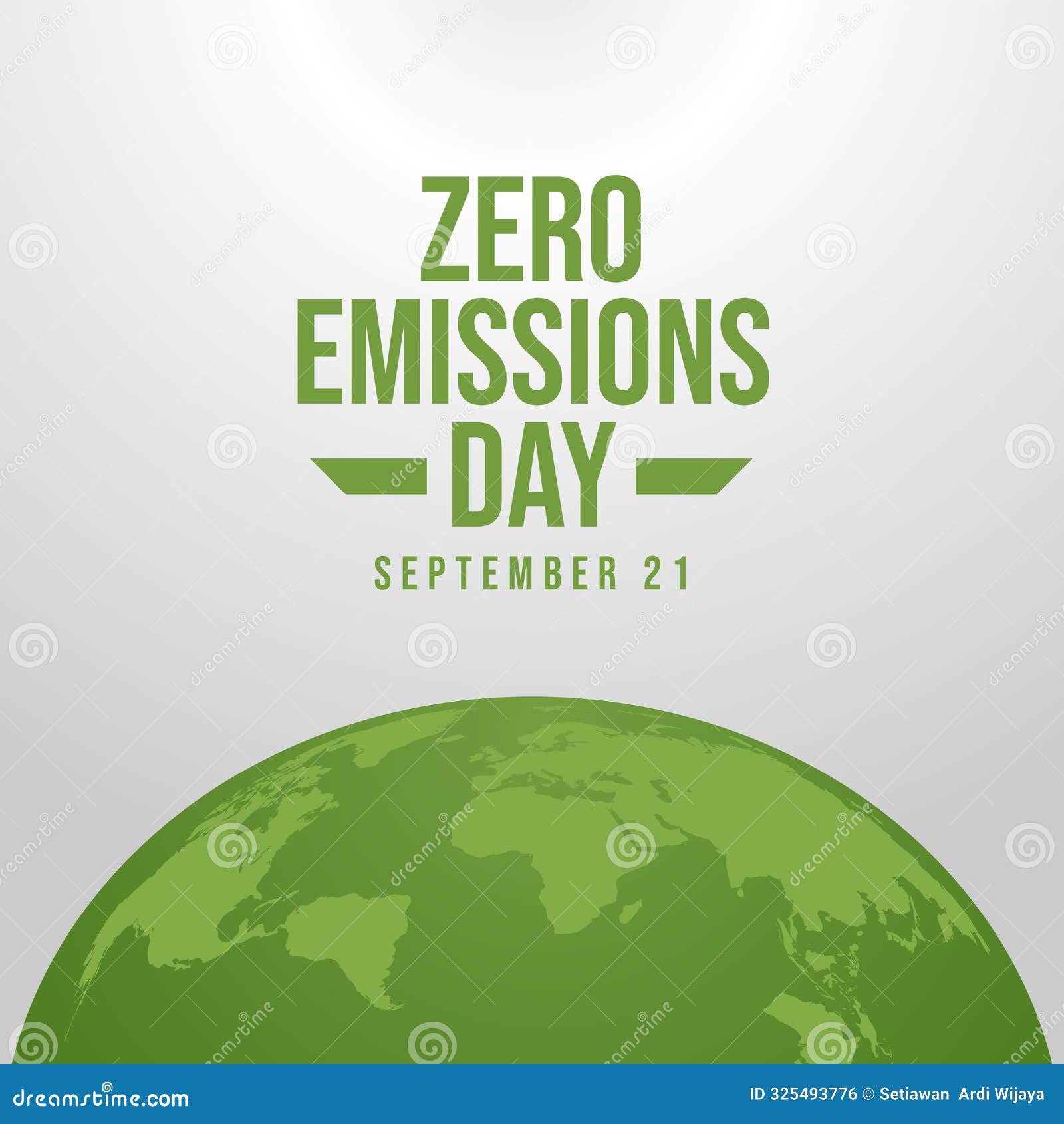 Vector Graphic of Zero Emissions Day Ideal for Zero Emissions Day ...