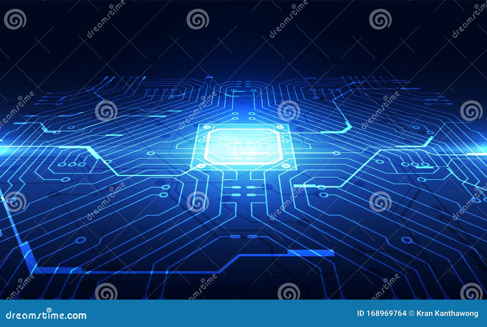 Vector Graphics. Chip Processor Speed Technology Background. Vector ...