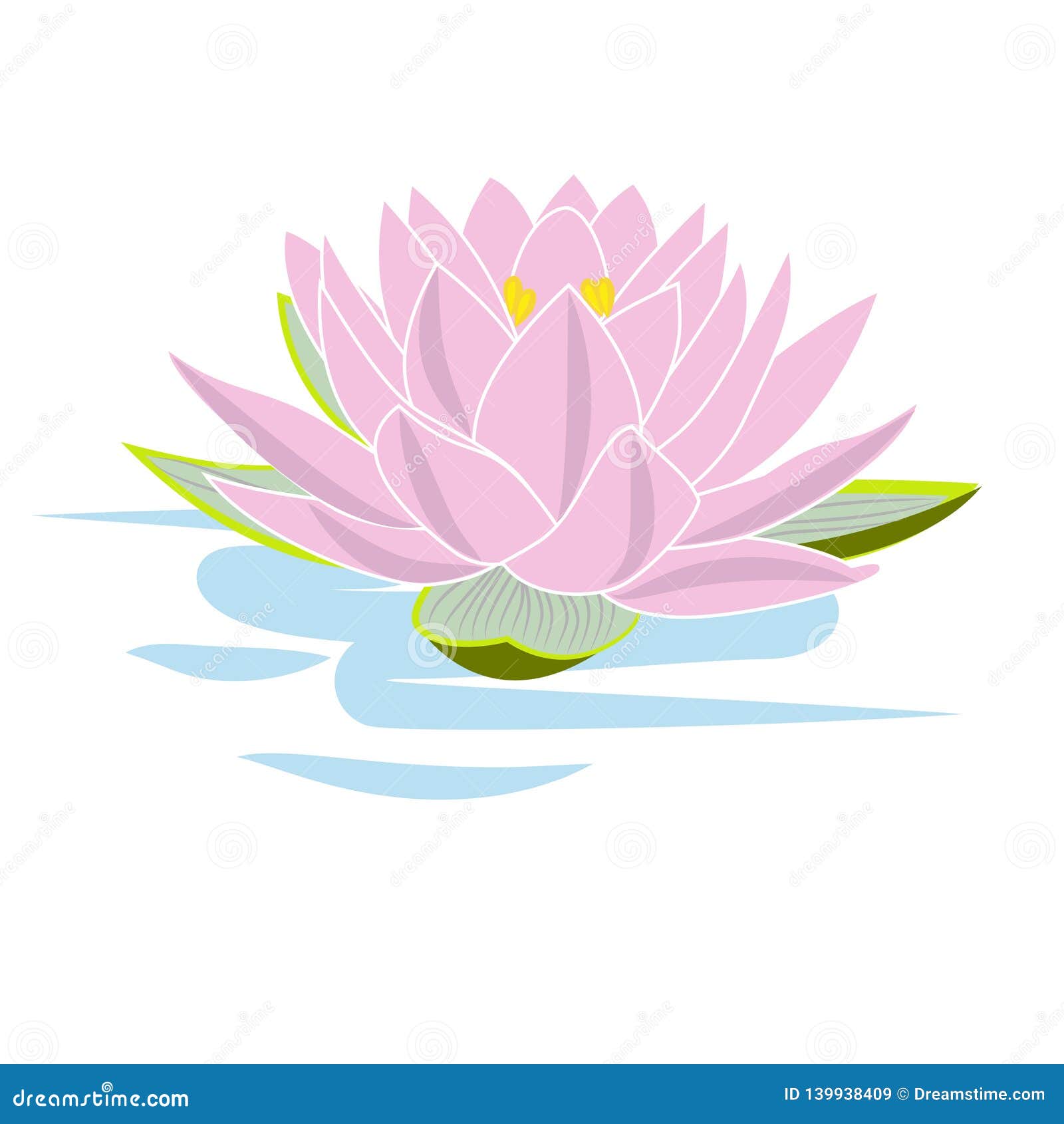 Vector Graphics Clipart Lotus Stock Vector - Illustration of colorful ...