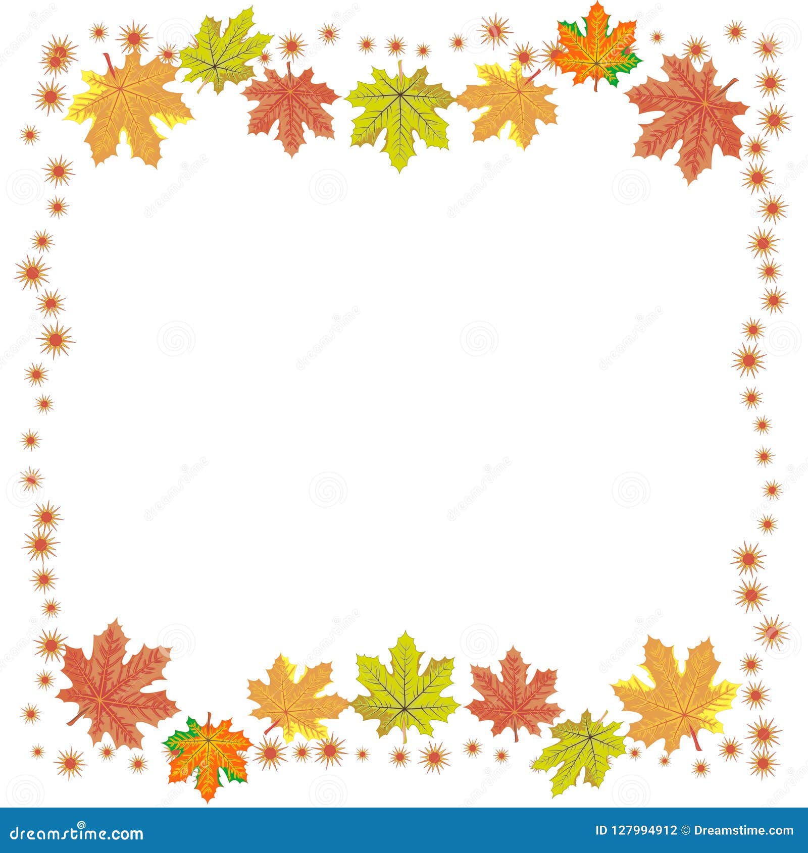 Vector Graphics Clipart Maple Leaf Frame Stock Vector - Illustration of ...