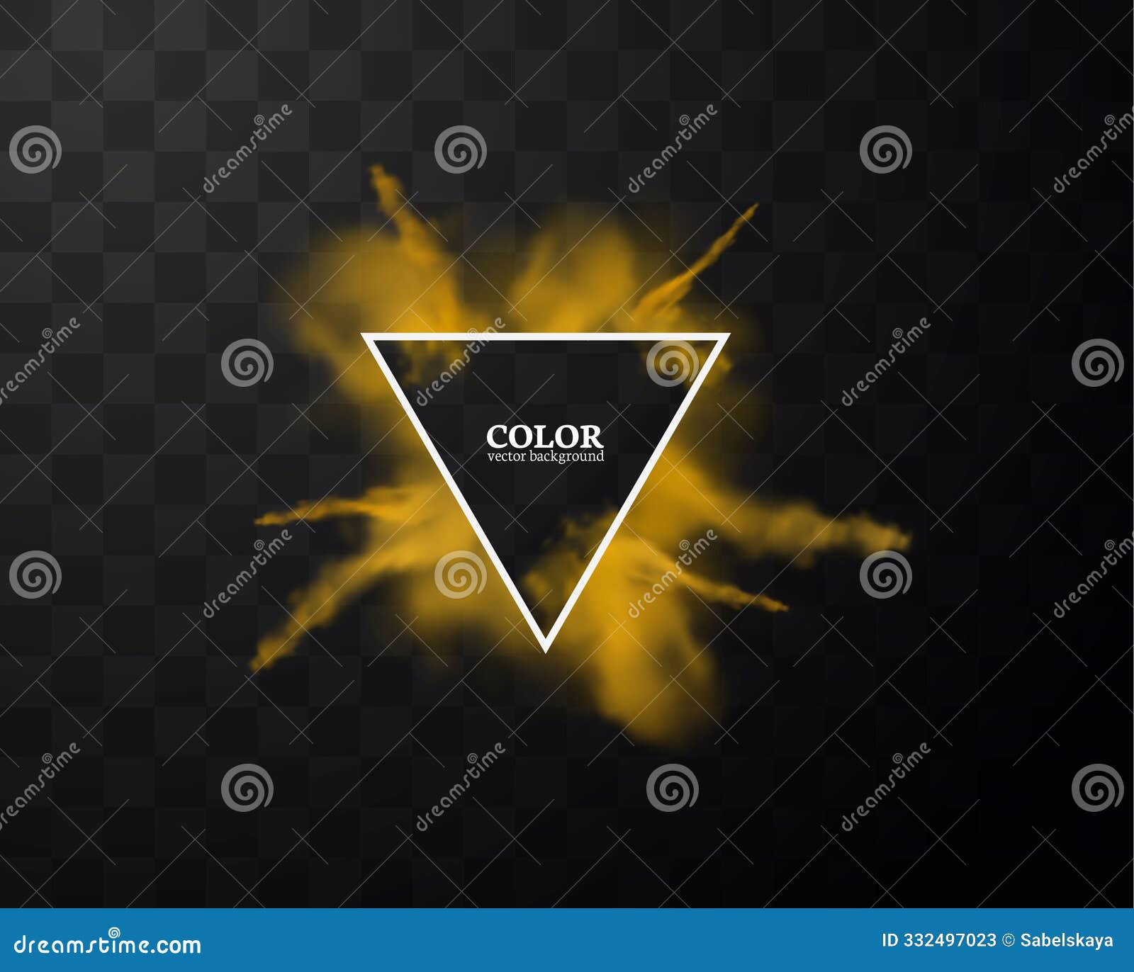 Vector Graphics of an Explosion of Orange Sand with Small Particles and ...