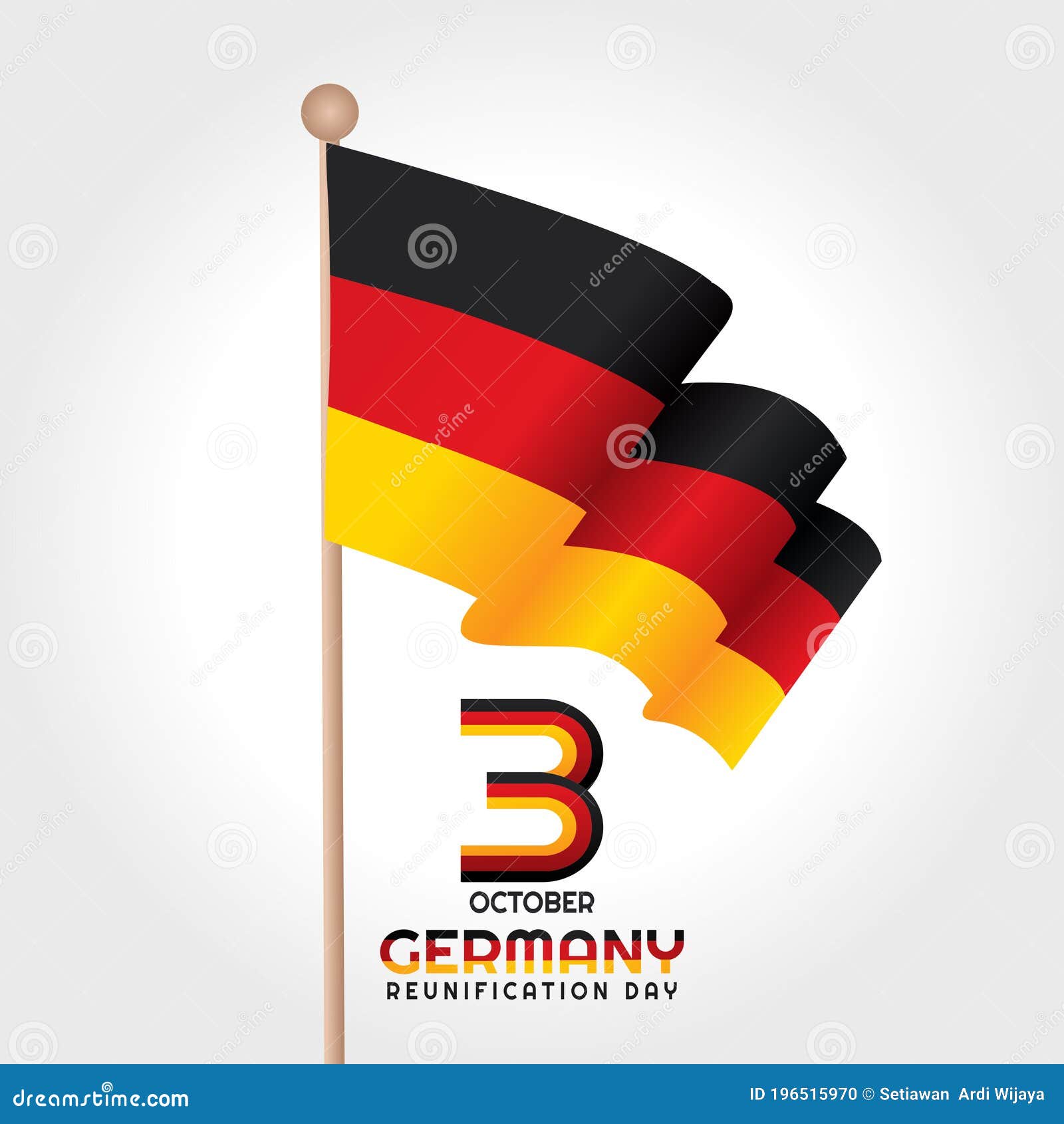 Vector Graphics of Germany Reunification Day Good for Germany ...