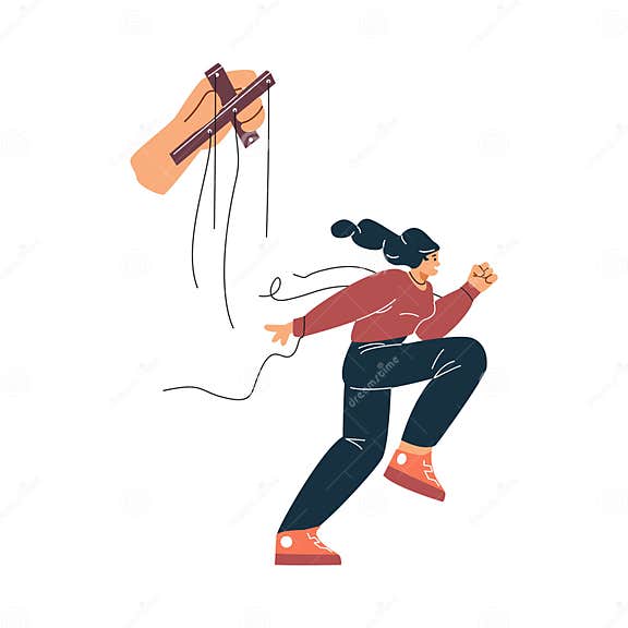 Vector Graphics Liberation: the Hands of a Female Puppet, Breaking Out ...