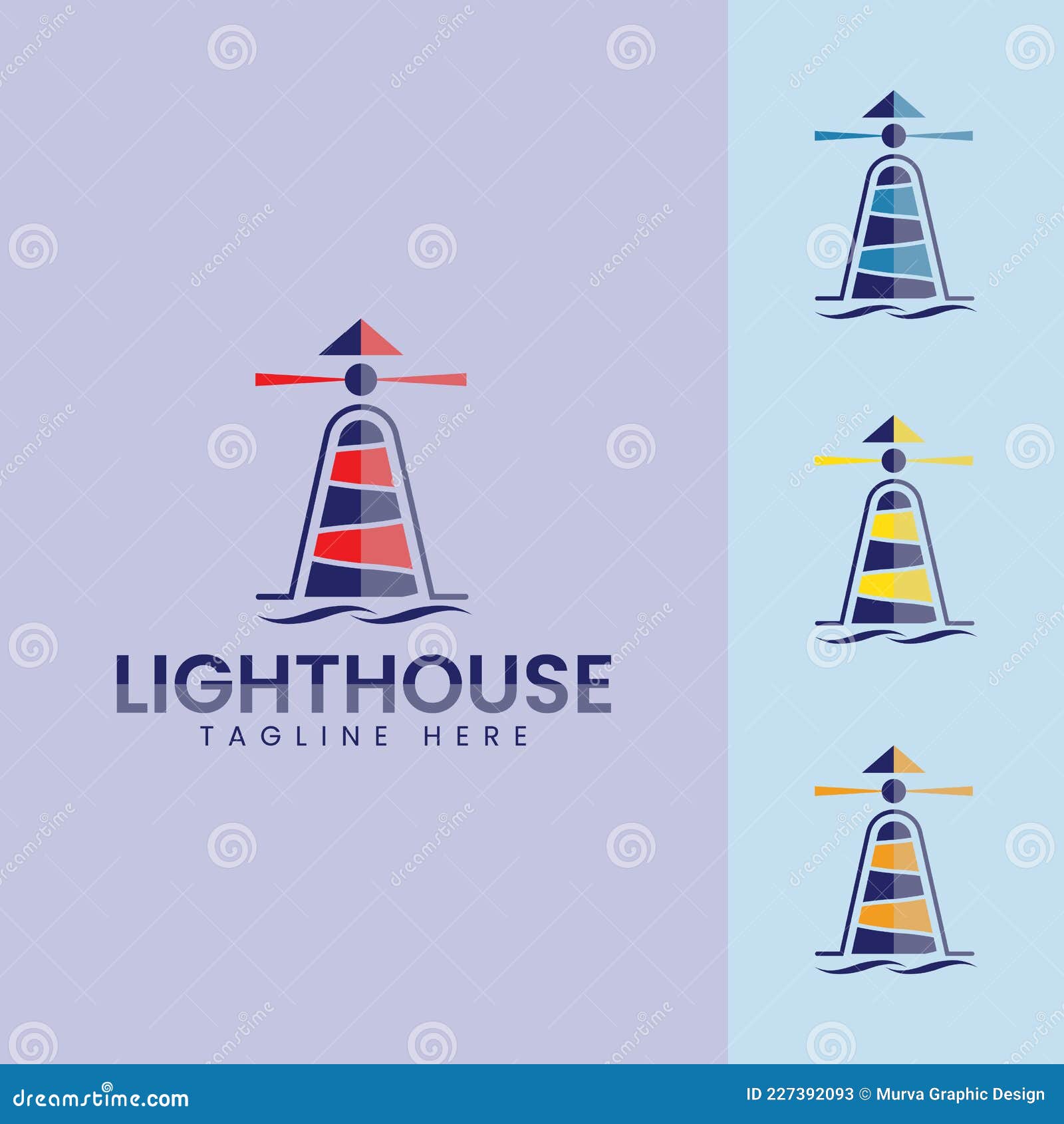 Lighthouse Logo Vector. Simple and Modern. Stock Vector - Illustration ...