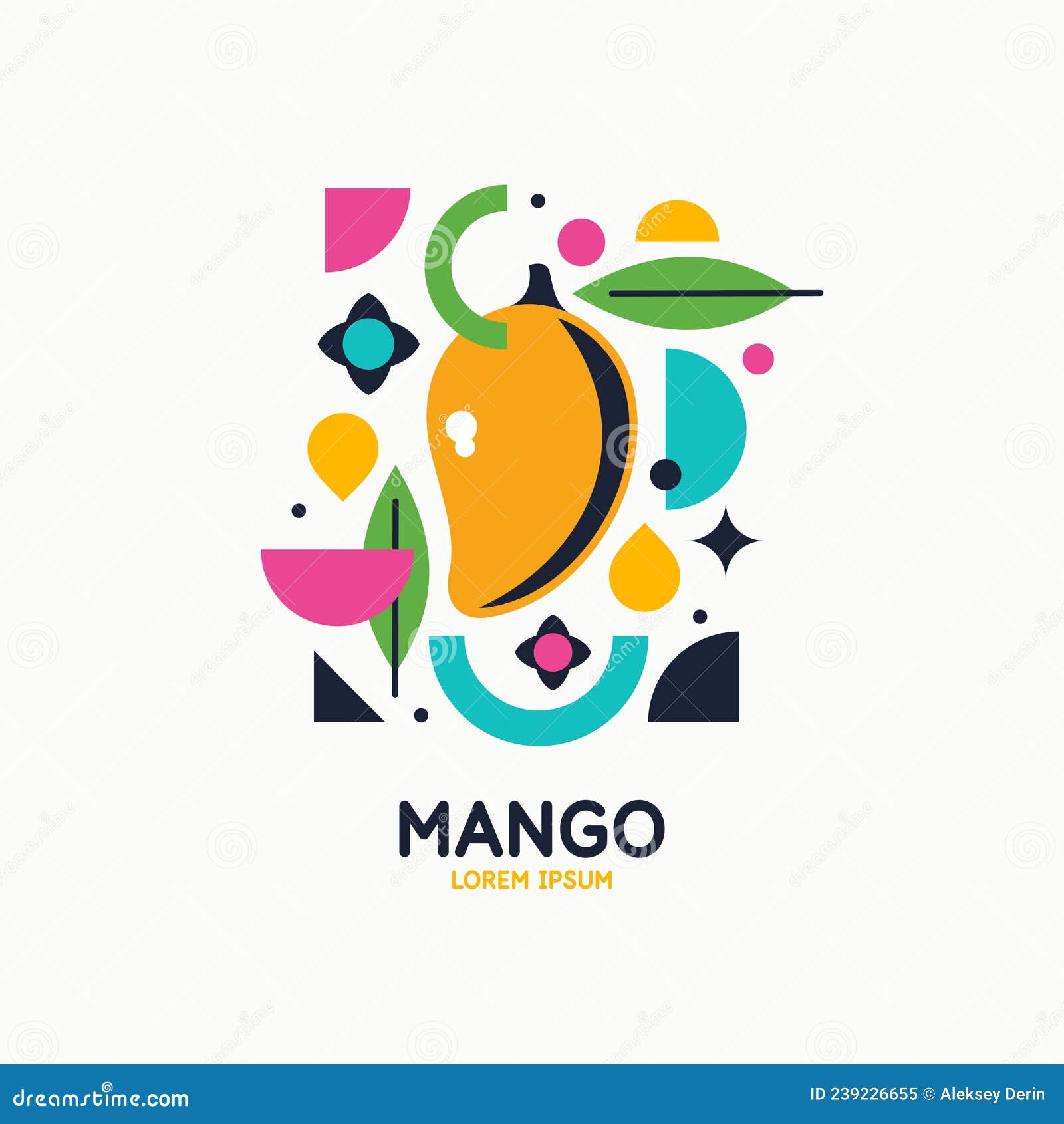 Vector Graphics in a Minimalistic Fashionable Style with Geometric ...