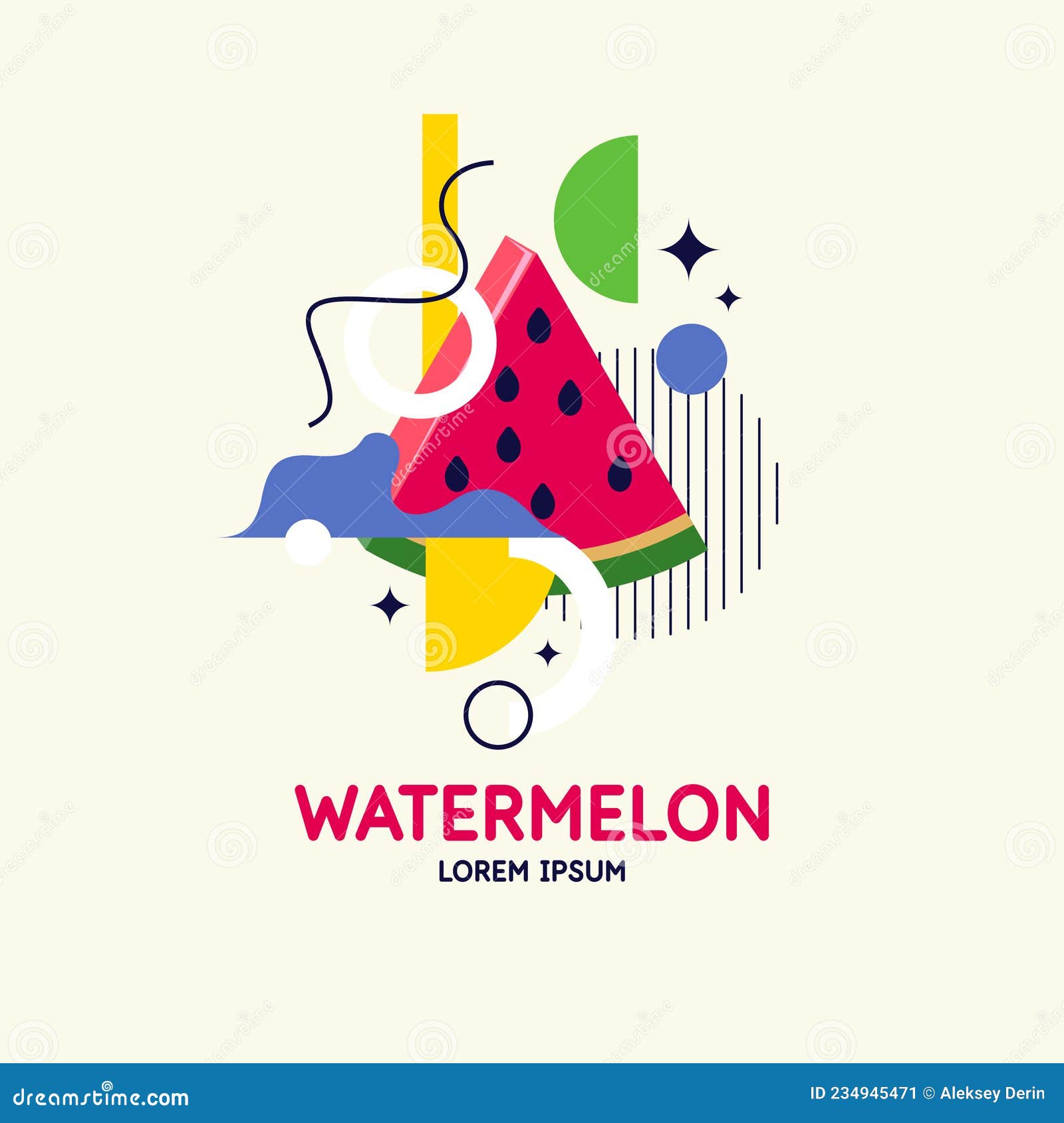 Vector Graphics in a Minimalistic Fashionable Style with Geometric ...