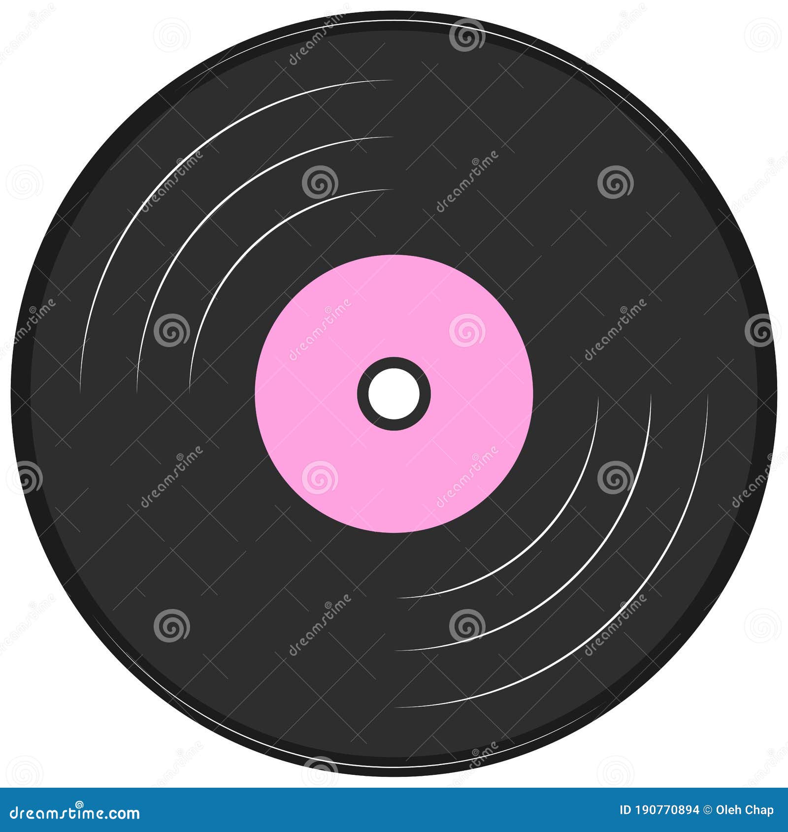 Vector Graphics, Music Record. Stock Vector - Illustration of ...