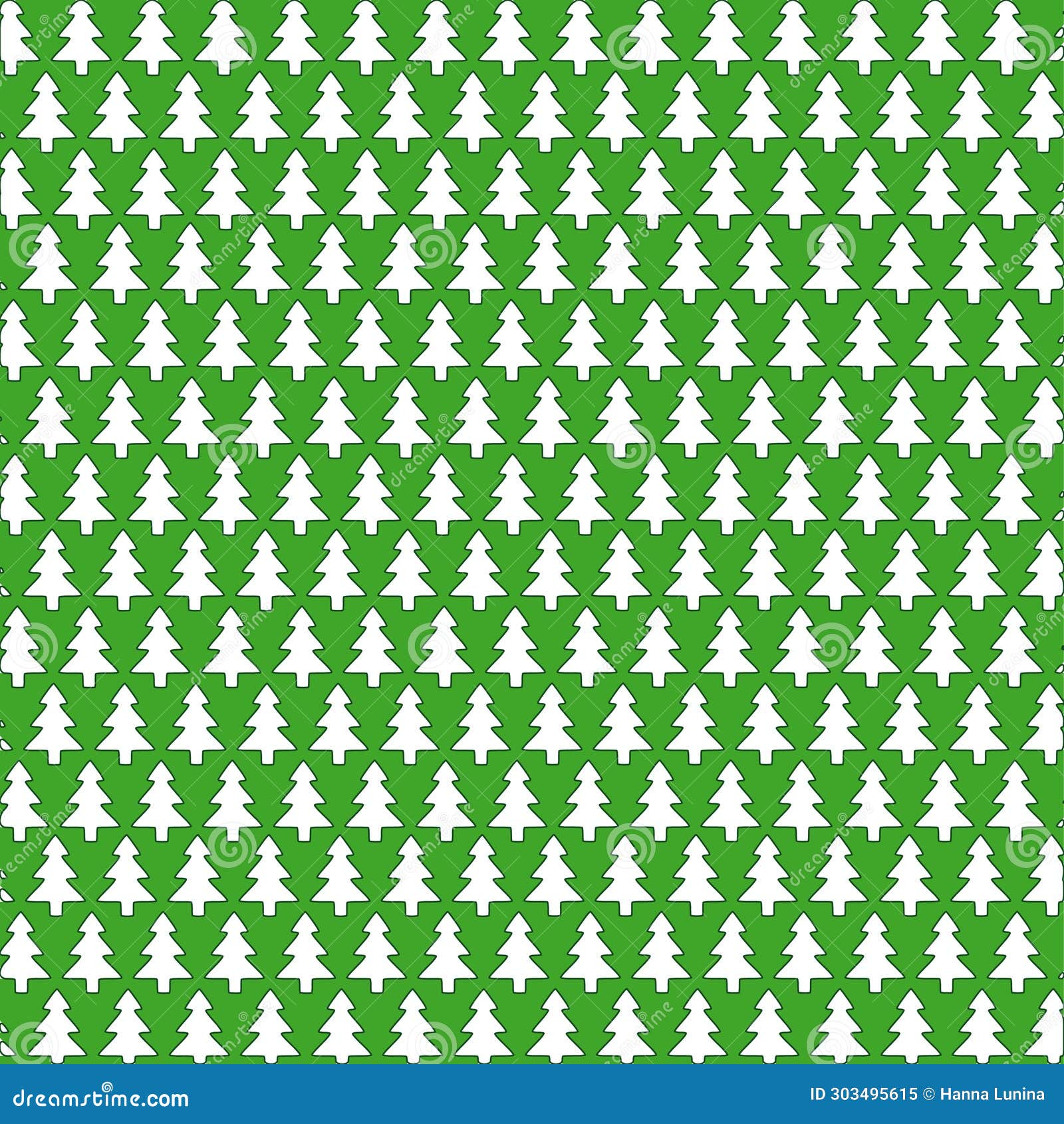 Vector Graphics Seamless Christmas Tree Background Stock Vector ...