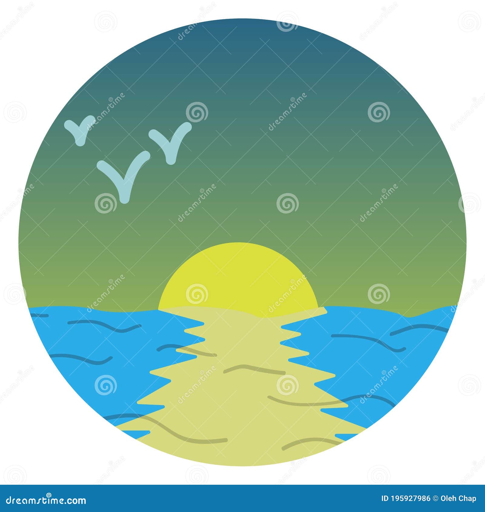 Vector Graphics. Flat Design. Stock Vector - Illustration of cloudscape, season: 195927986