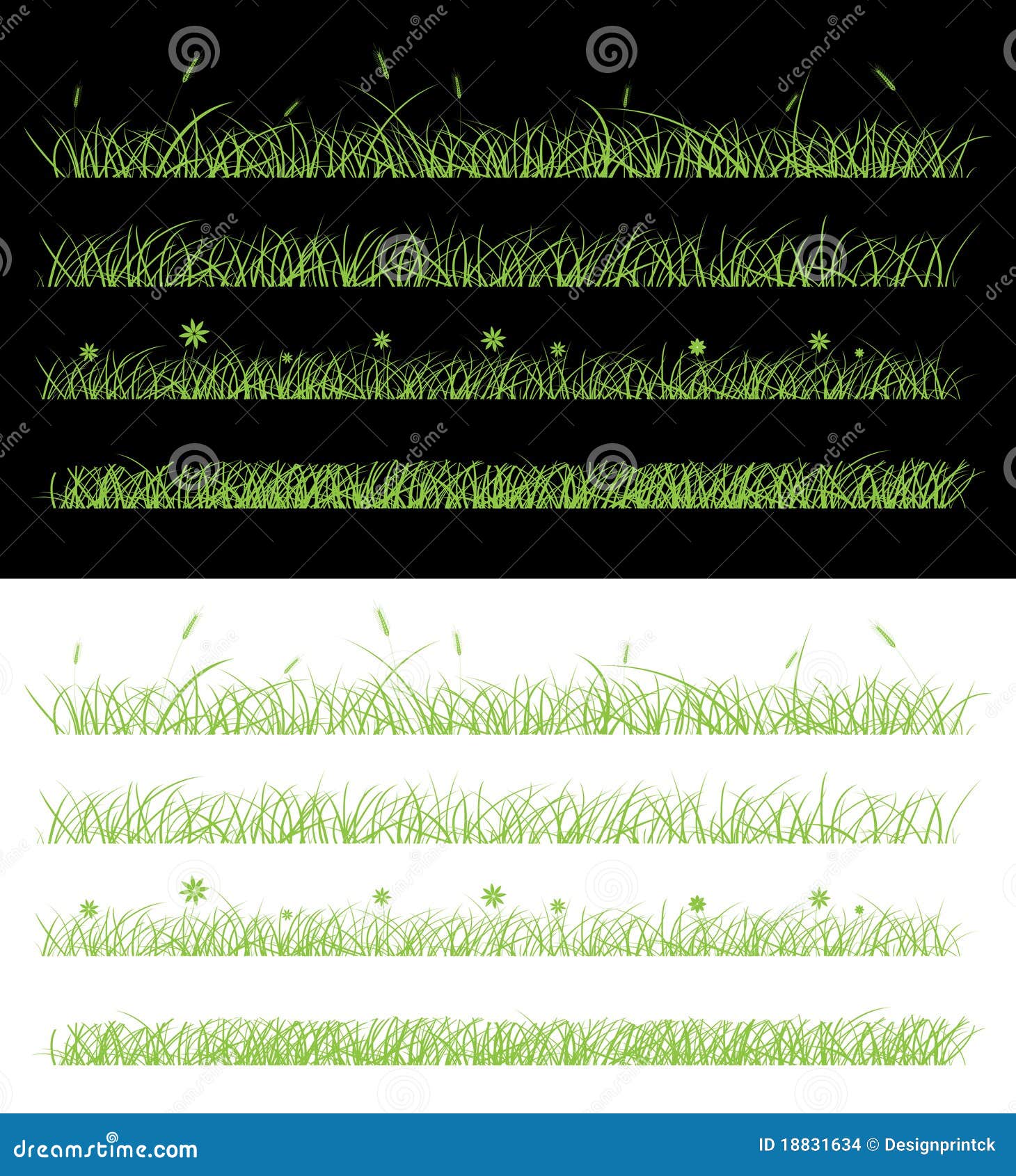 Vector grass stock vector. Illustration of drawing, grassy - 18831634