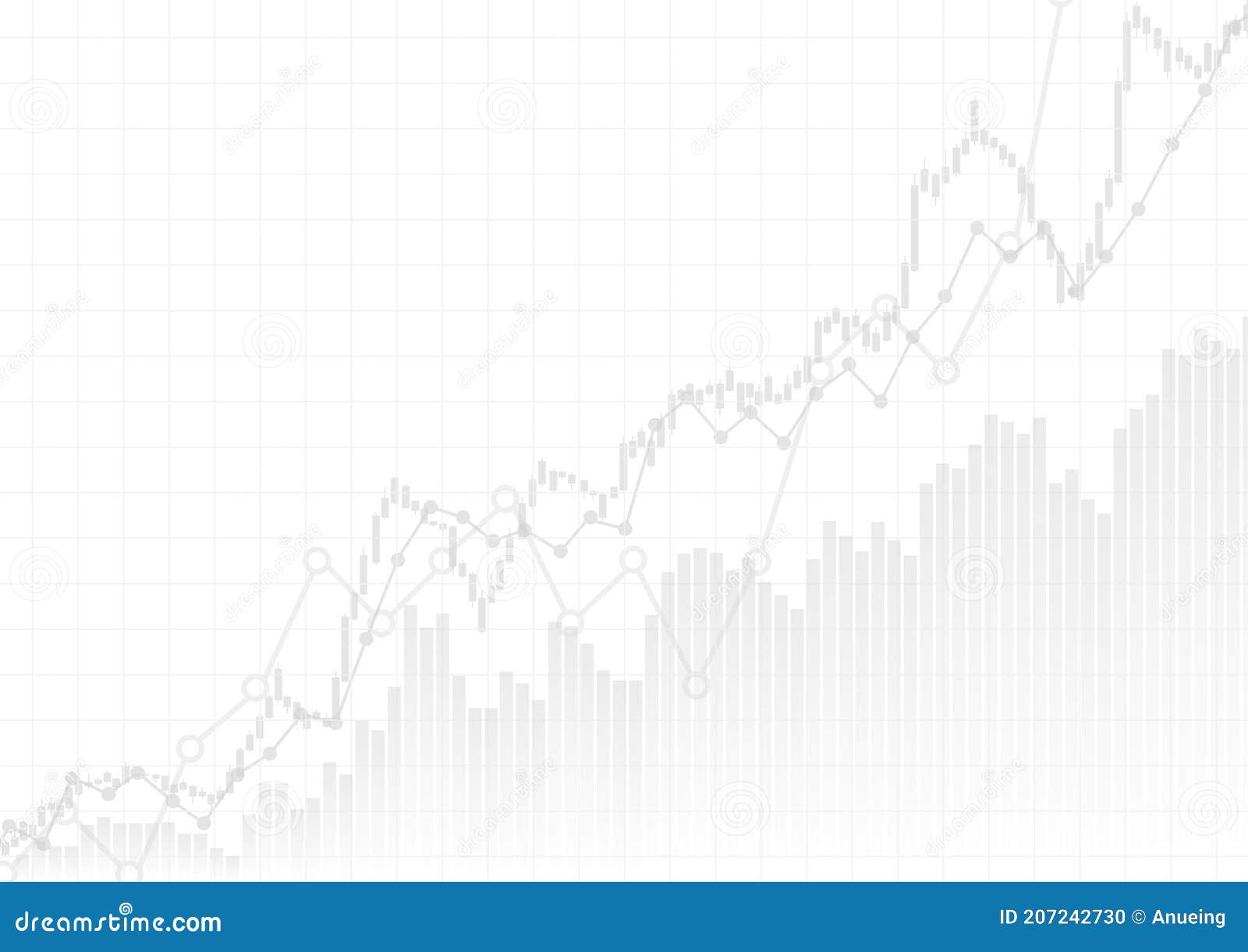 Vector : Gray Business Graphs on White Background Stock Vector ...