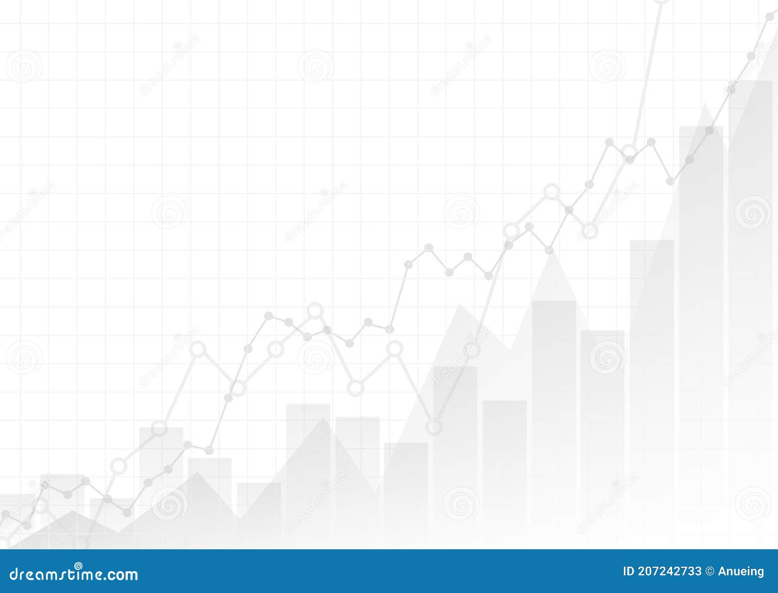 Vector : Gray Business Graphs on White Background Stock Vector ...