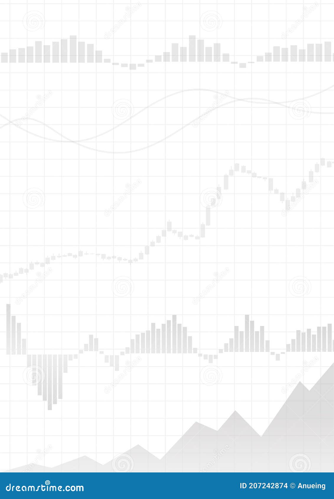 Vector : Gray Business Graphs on White Background Stock Vector ...