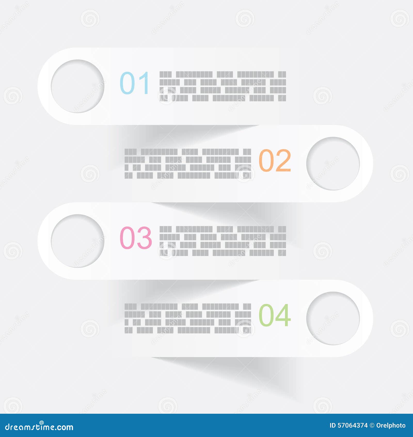 Vector Gray Infographics Banners Stock Vector - Illustration of vector ...