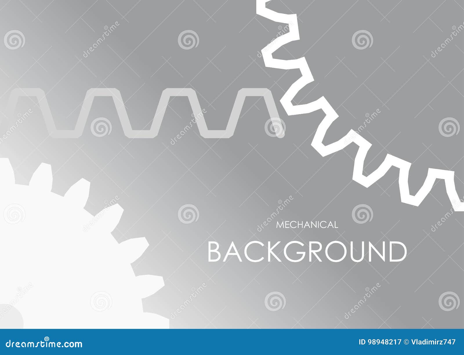 Vector Gray Mechanical Background for Creative Design Stock Vector ...