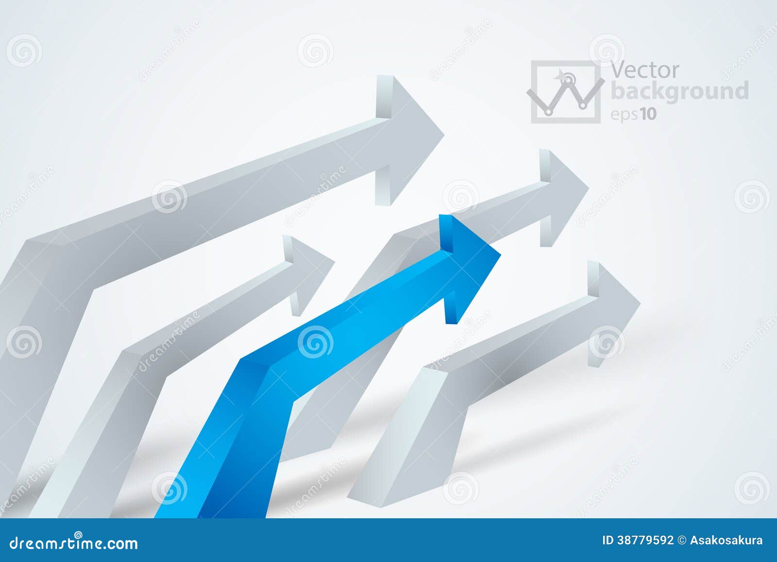Vector Gray and Red 3d Arrows Stock Vector - Illustration of icon ...