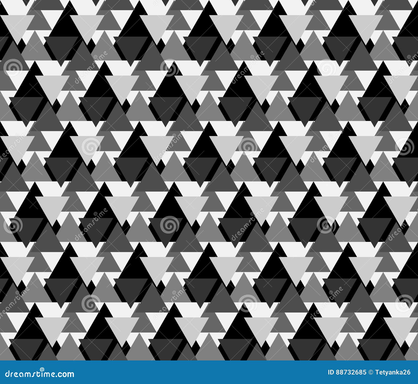 Vector Gray Scale Seamless Pattern, Background Stock Vector ...