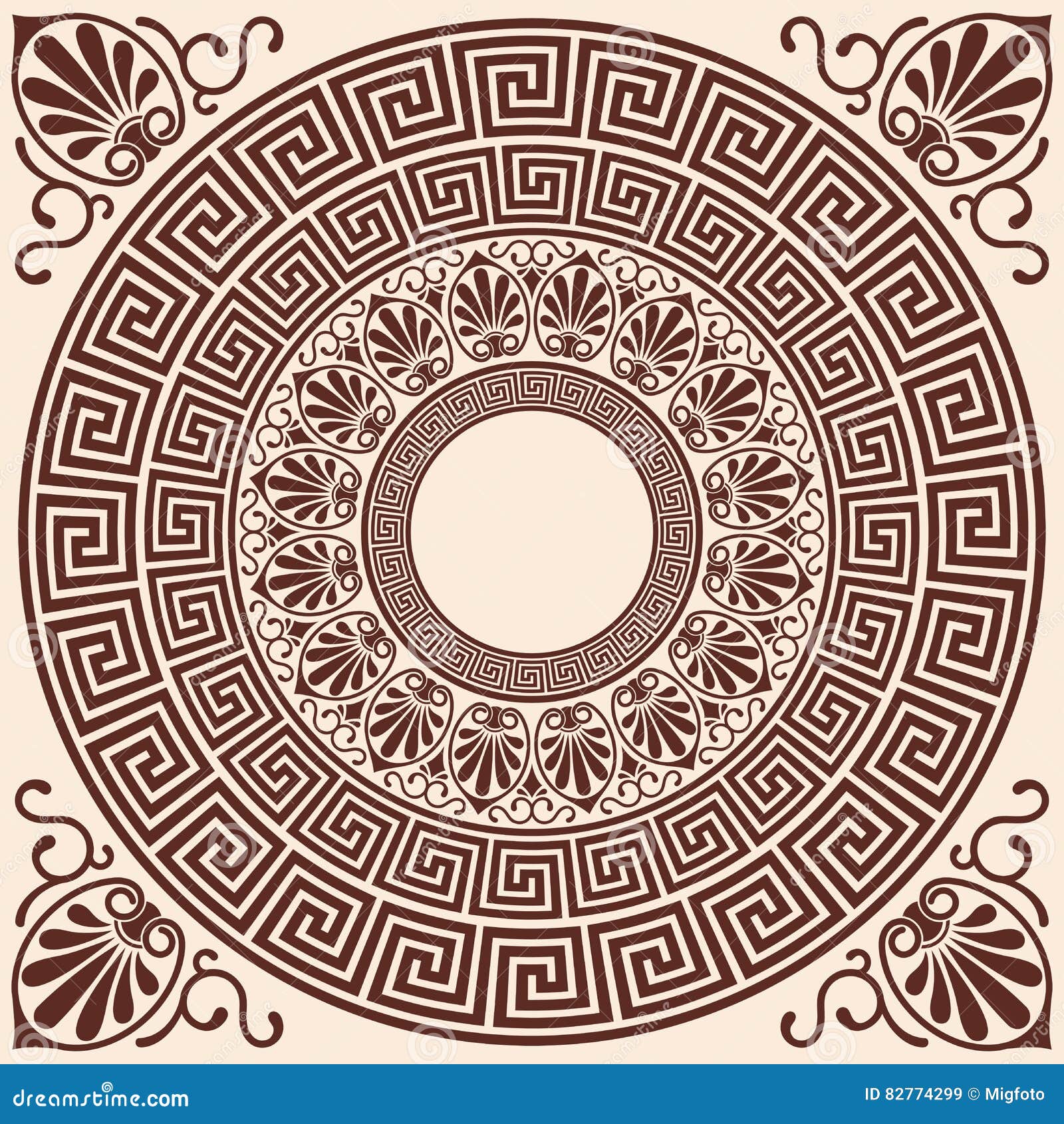 Vector Greek Background. | CartoonDealer.com #76754405