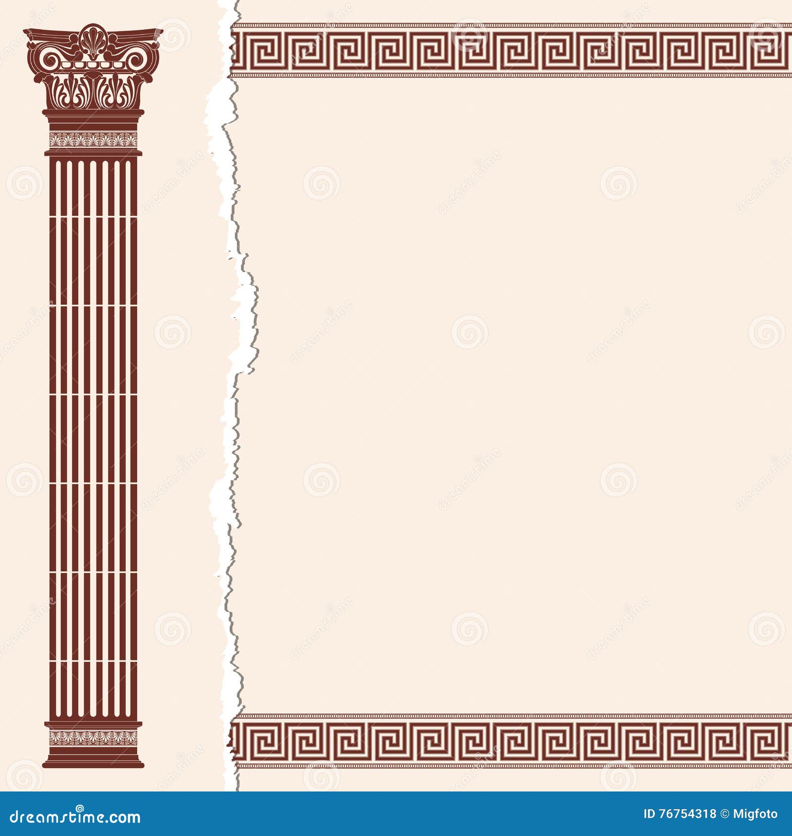 Vector Greek Background. | CartoonDealer.com #76754318