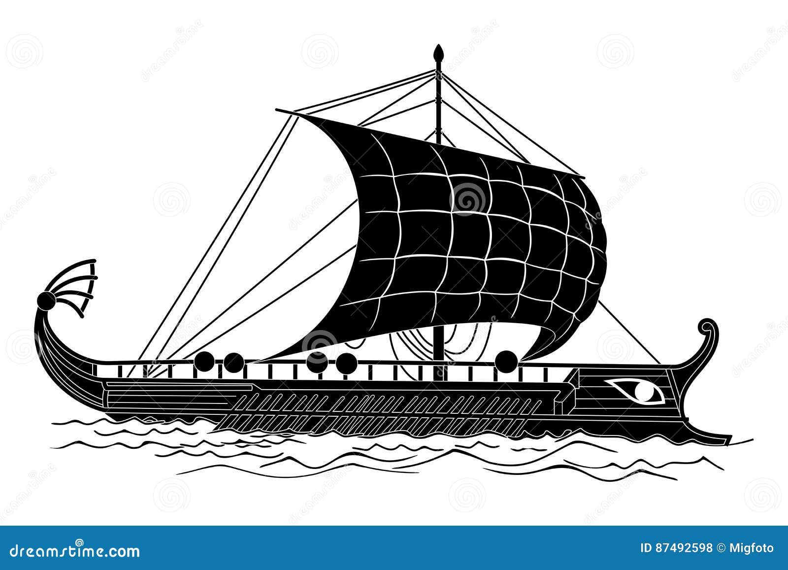 Vector Greek Drawing. | CartoonDealer.com #87492598