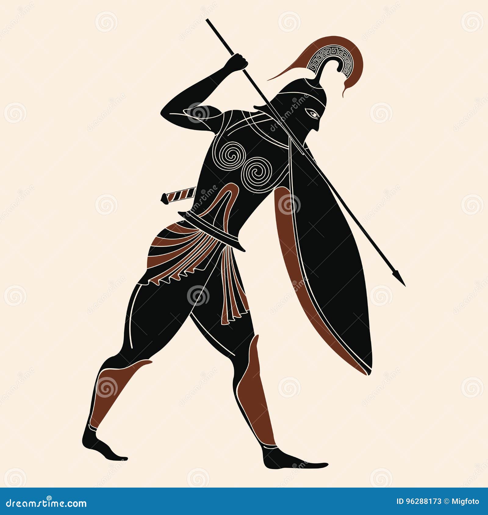 Greek Armor Drawings