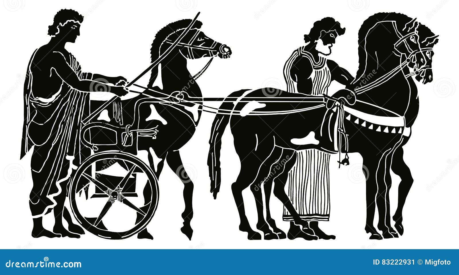 Vector Greek drawing. stock vector. Illustration of column - 83222931