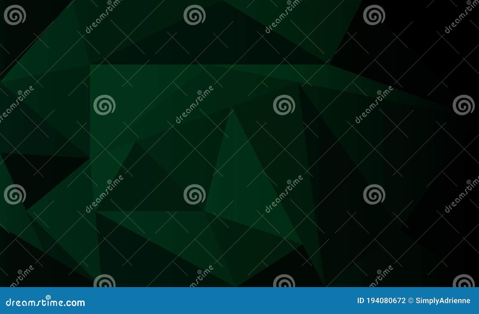 Vector of Green and Black Gradient Background with Triangle Design ...