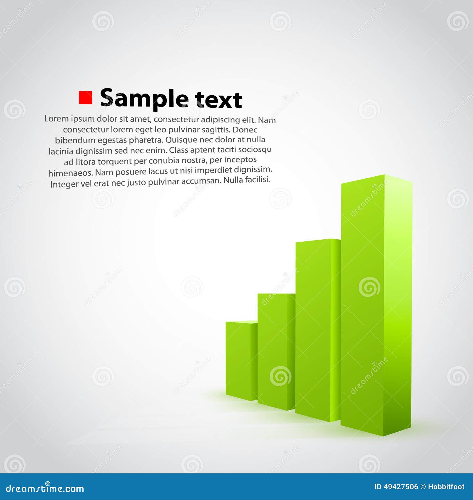 Vector Green Graph Chart Background. Stock Vector - Illustration of ...