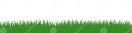 Vector Green Grass Silhouette. Grass Repeating Background. Green Grass ...
