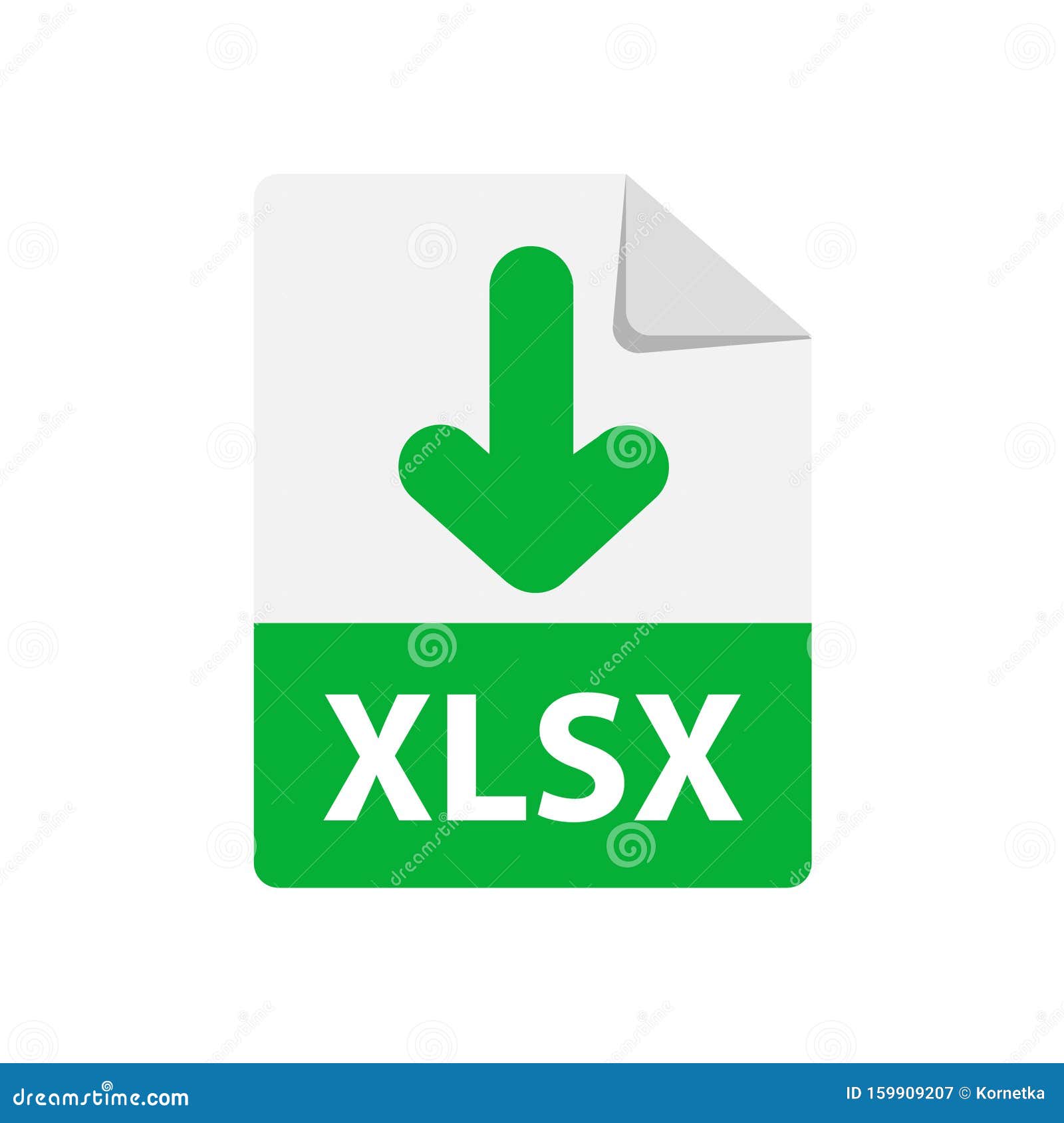 Vector Green Icon XLSX. File Format Extensions Icon Stock Vector ... Vector Green Icon XLSX. File Format Extensions Icon Stock Vector ...