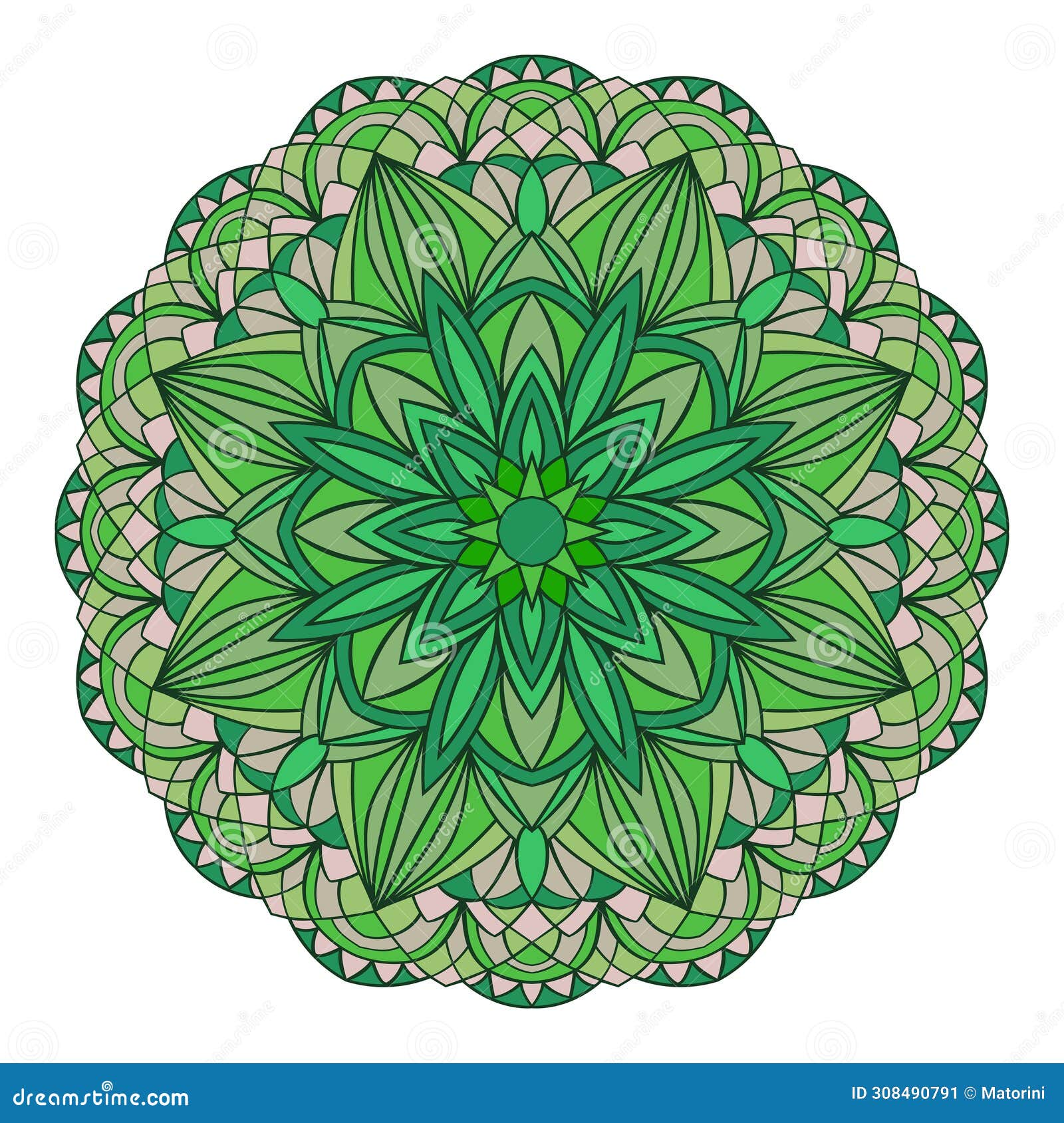 Green Mandala Stock Photography | CartoonDealer.com #1977854