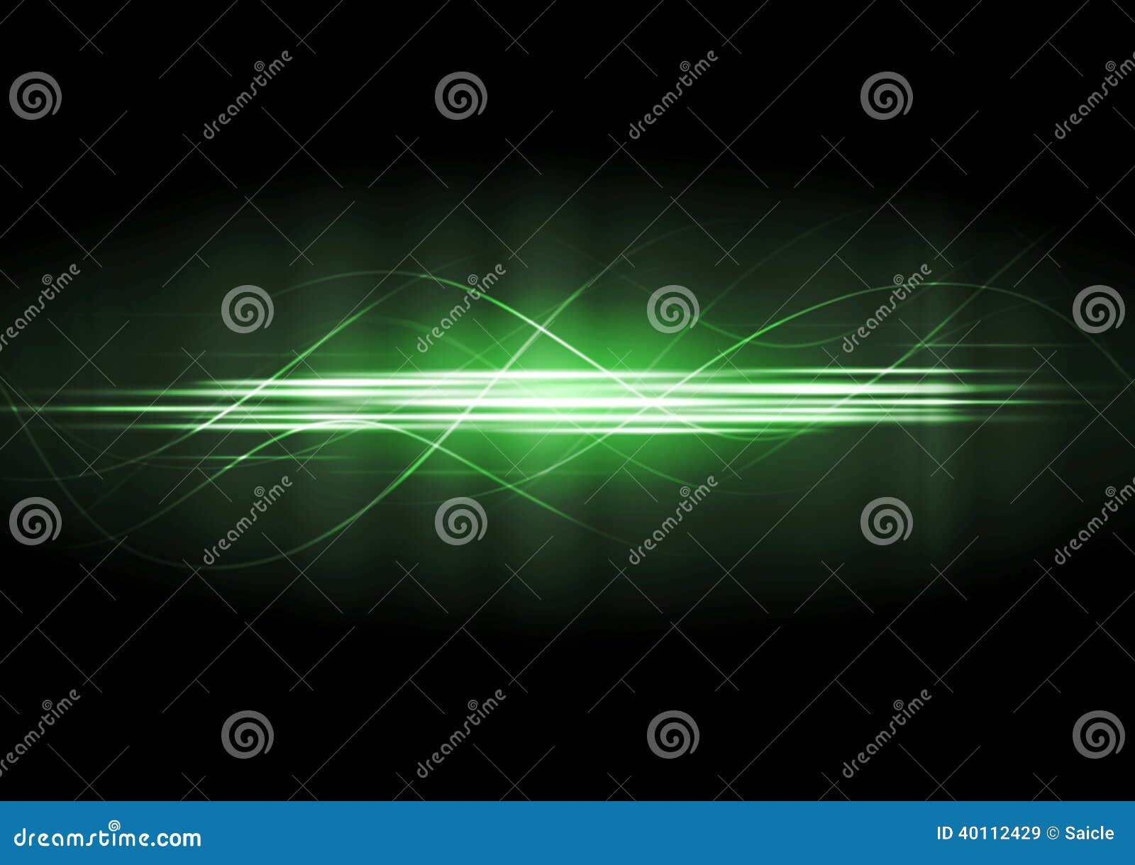 Vector green neon lines stock vector. Illustration of abstraction ...