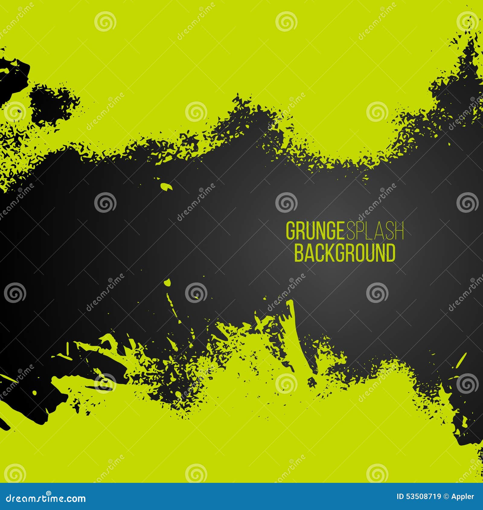 Vector Green Paint Splash Frame Stock Vector - Illustration of color ...