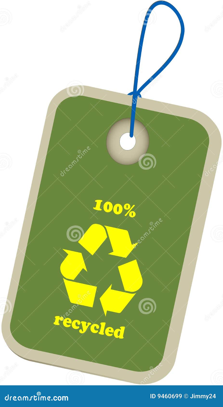 VECTOR GREEN RECYCLED LABEL Stock Illustration - Illustration of ...