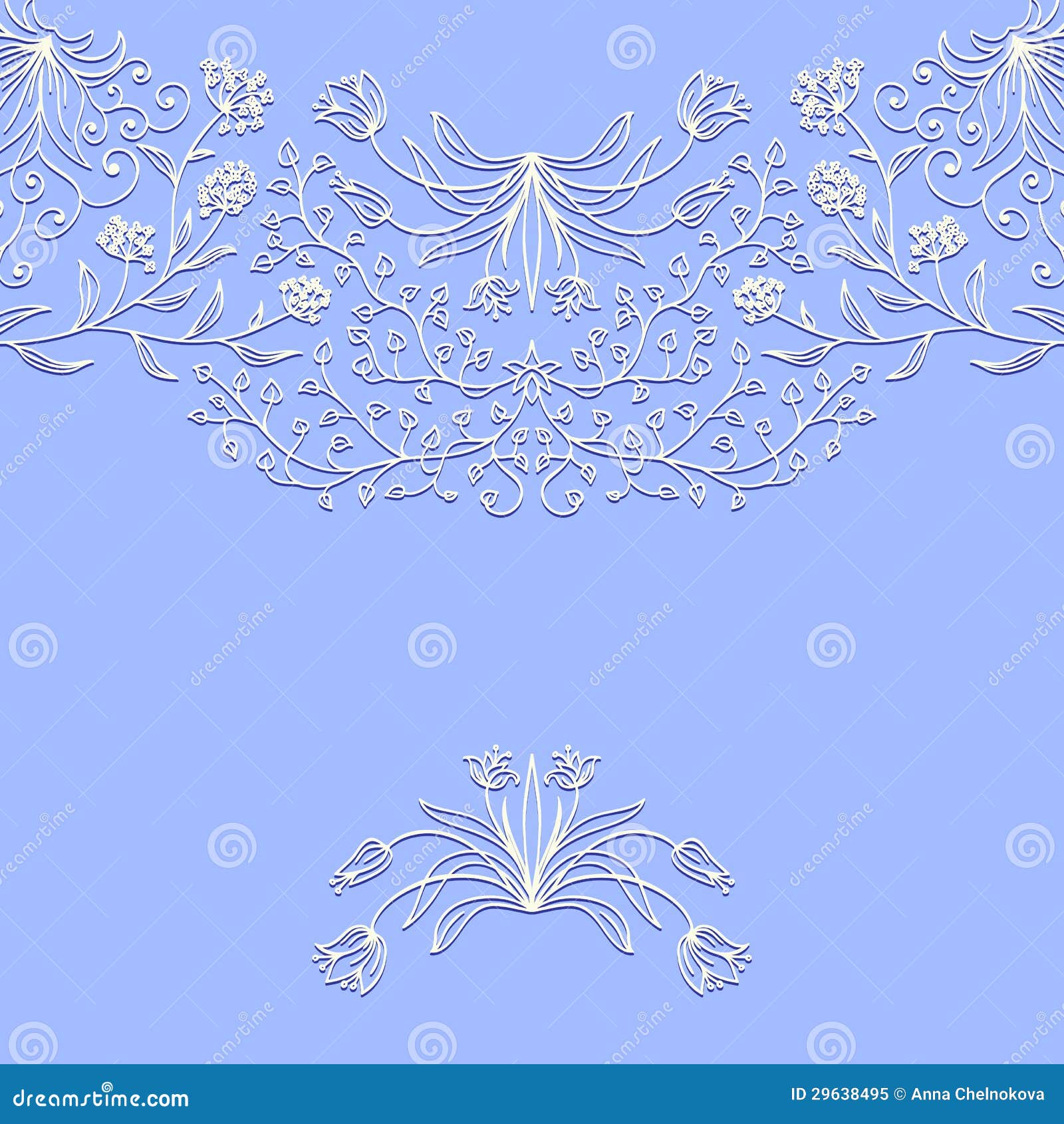 Vector greeting card. stock vector. Illustration of border - 29638495