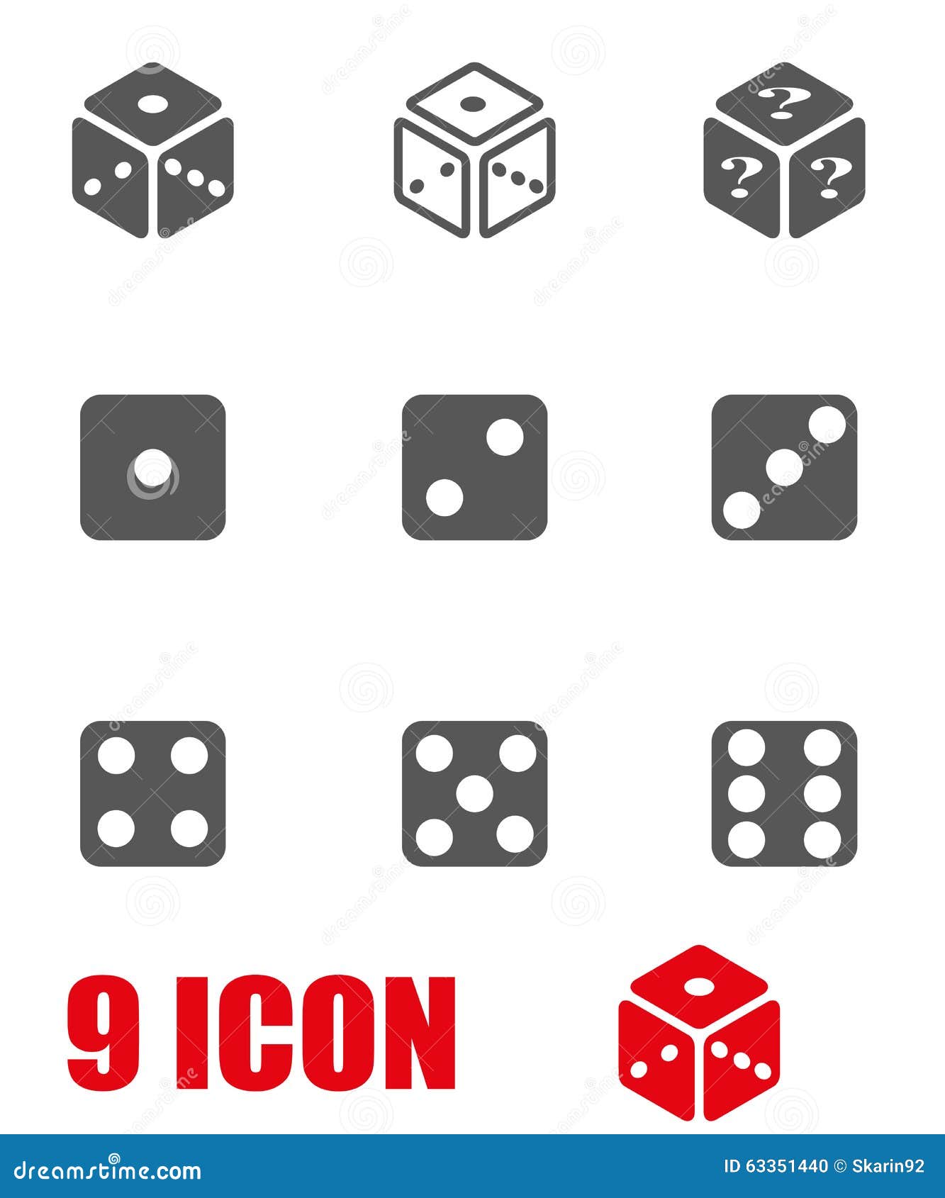 Dice Icon Logo Vector Symbol Isolated On White Background Royalty-Free ...