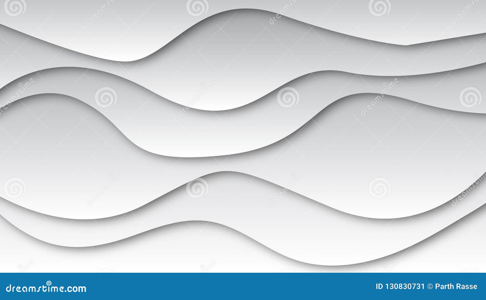 Vector of Grey Waves Background with Black Shadow Stock Illustration ...