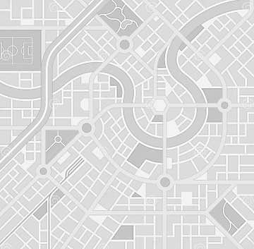Vector Greyscale City Map Pattern Stock Vector - Illustration of shape ...