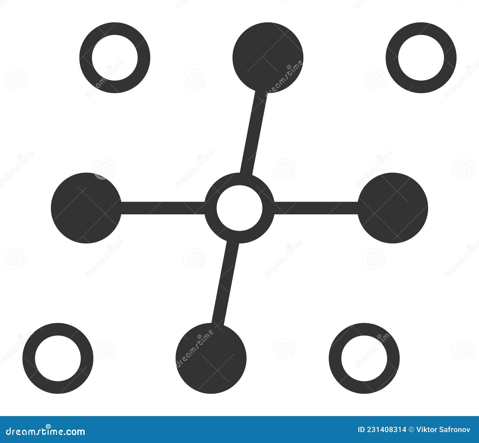 Vector Grid Structure Flat Icon Illustration Stock Vector ...