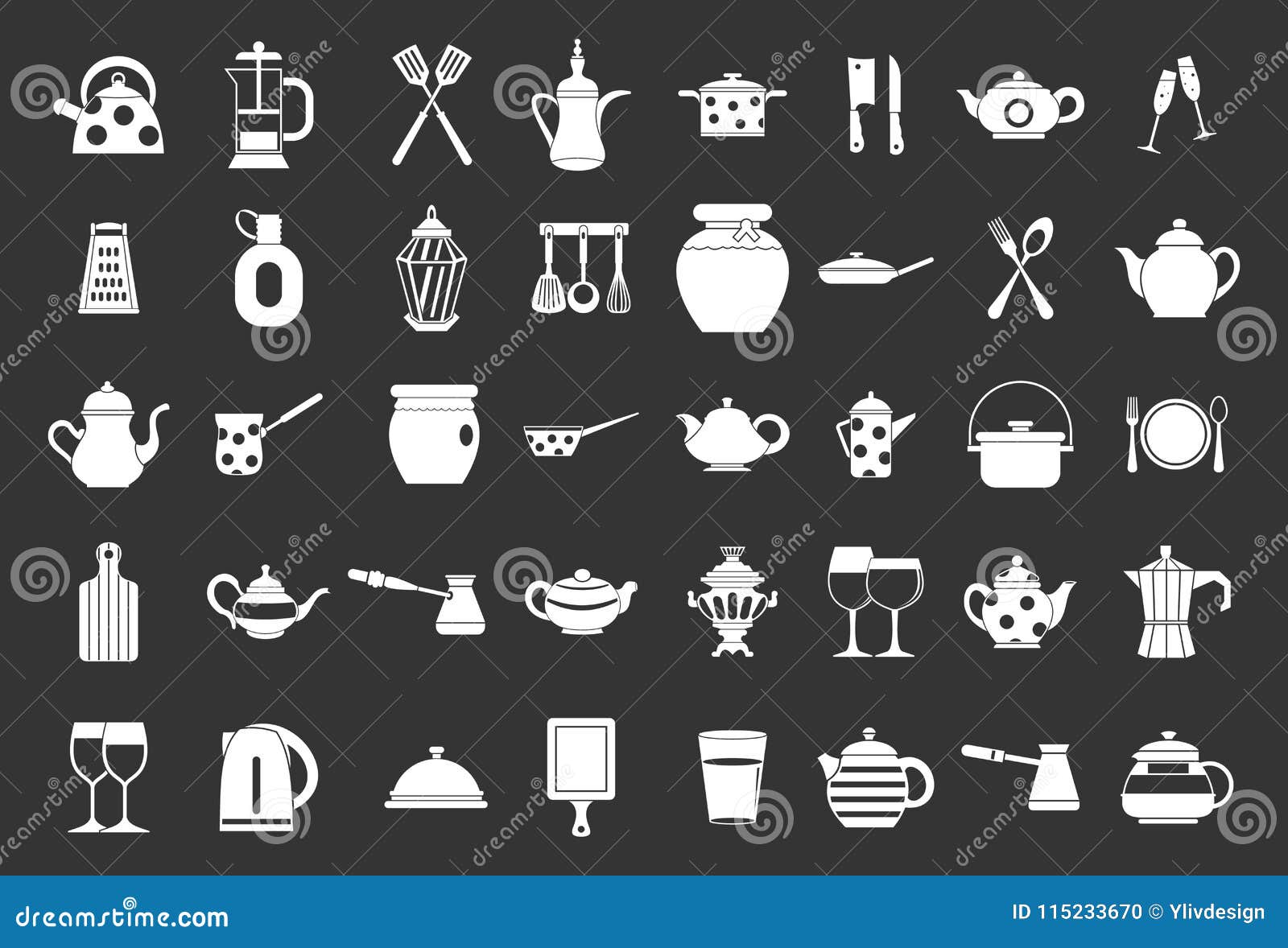 Vector Gris Determinado Del Icono De La Loza Ilustración del Vector ...