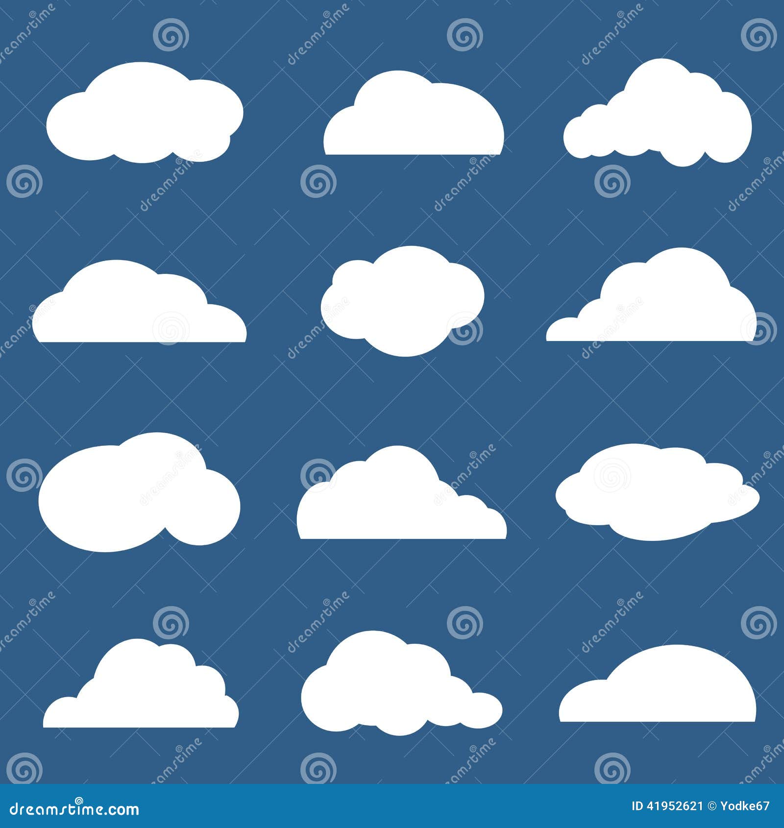 Vector group of clouds stock vector. Illustration of curve - 41952621 Vector group of clouds stock vector. Illustration of curve - 41952621