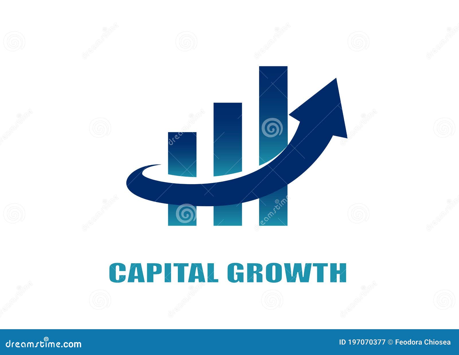 Increase Bar Graph Stock Photo | CartoonDealer.com #21607656