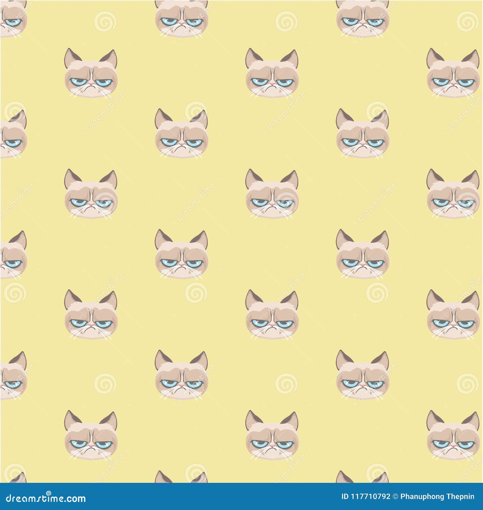 Grumpy Modern Anime Girl With Earphones Vector Illustration In Cartoon ...