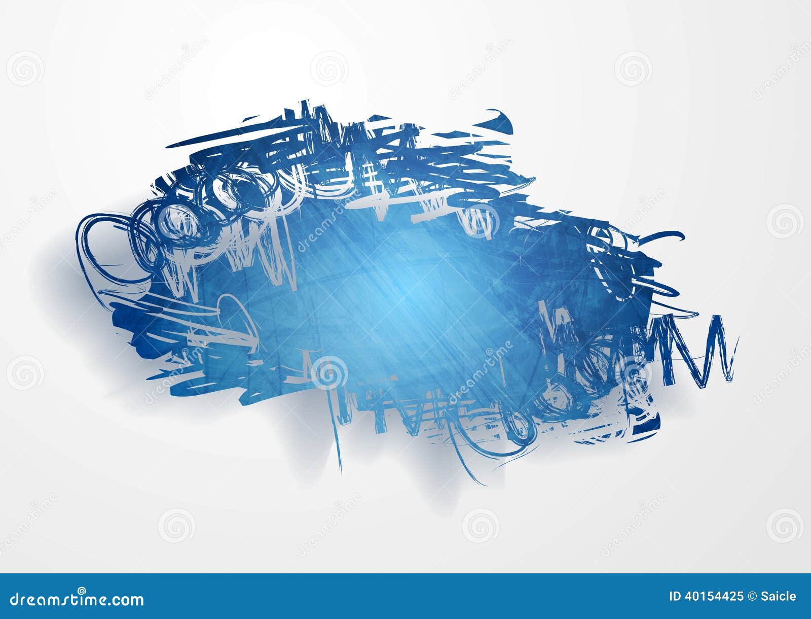 Vector Grunge Cloud Background Stock Vector - Illustration of colour ...