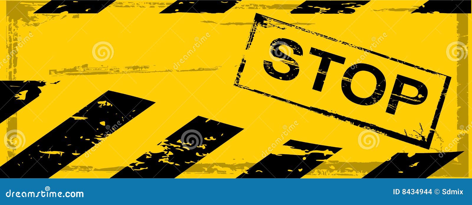 Vector Grunge Danger Banner Stock Vector - Illustration of sign, orange ...