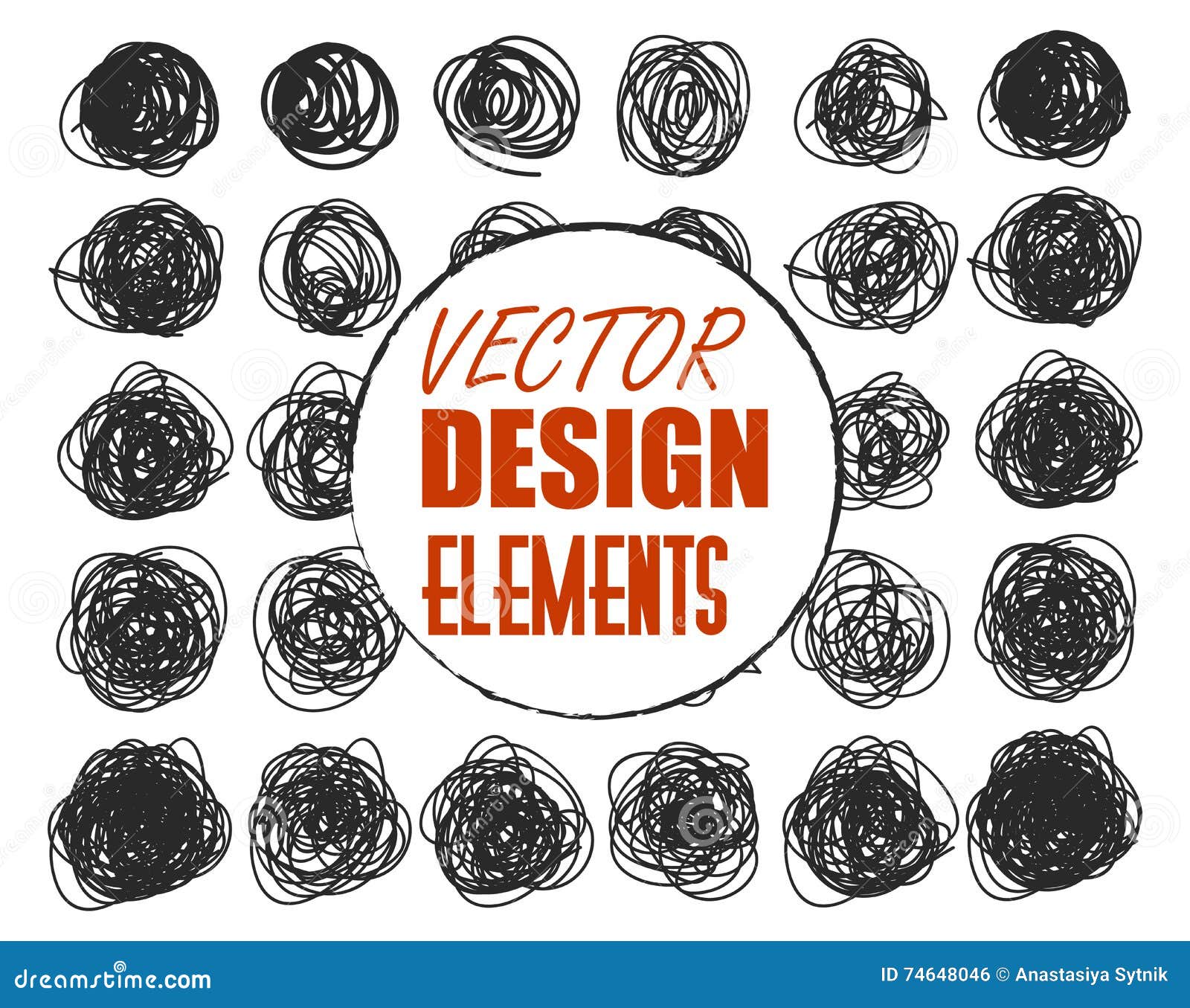 Vector Grunge Dots for Design with Signature on Two Layers. Eps 10 ...