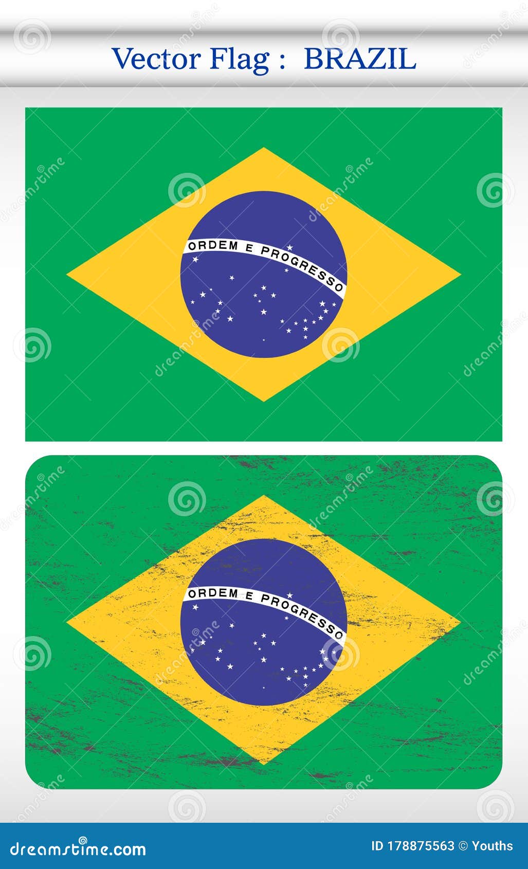 Map, Flag, Brazil Infographics Presentation Template. 5 Steps ...