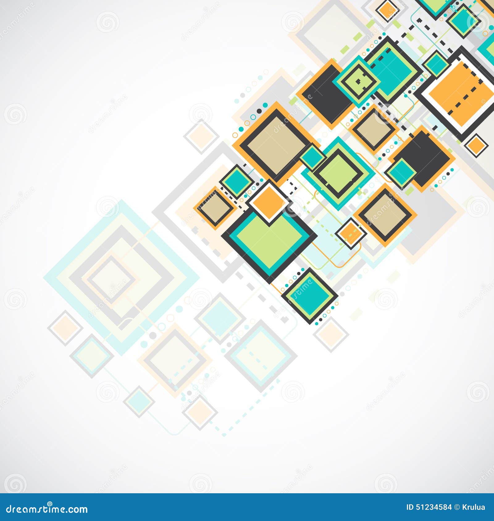 Vector Grunge Retro Square Background. Stock Vector - Illustration of ...